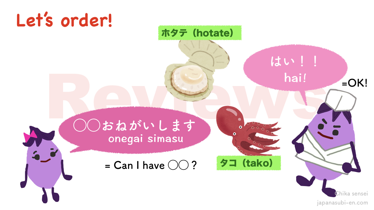 【SUSHI MENU#2】10 Special toppings! - Chika Sensei's Japanese Academy