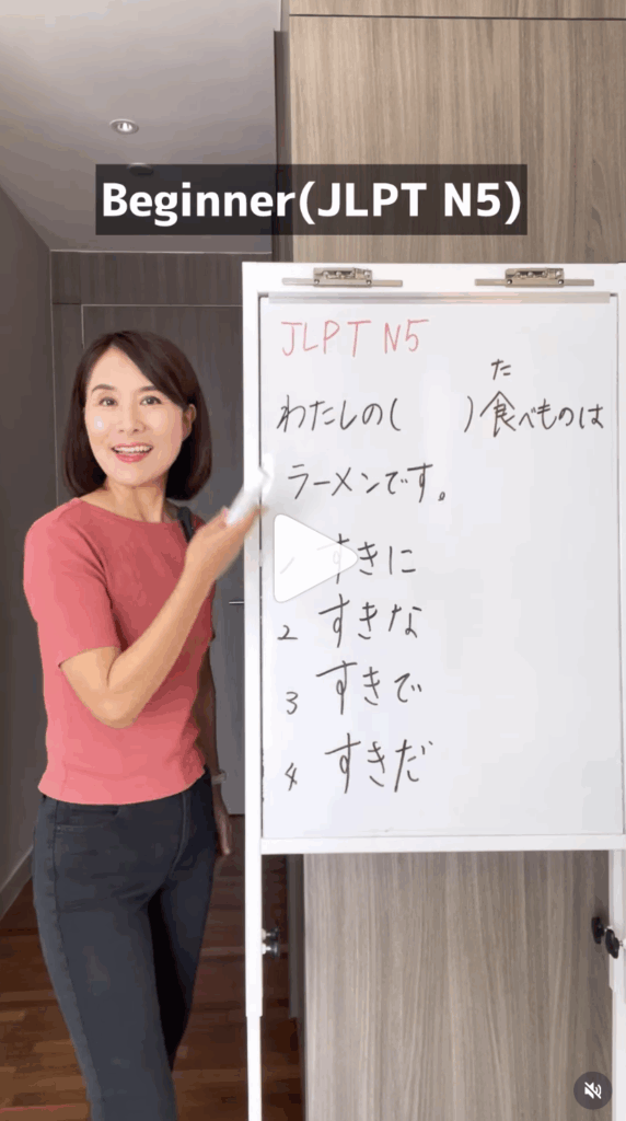 [JLPT N5] My favorite food: すき＋[に・な・で・だ]＋食べもの？ - Chika Sensei's ...